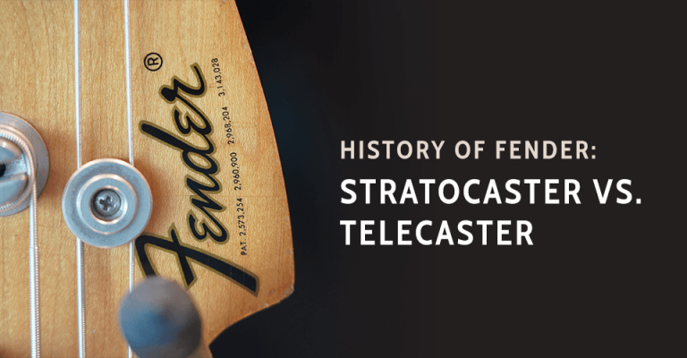 History of Fender: Stratocaster vs. Telecaster - Record Head
